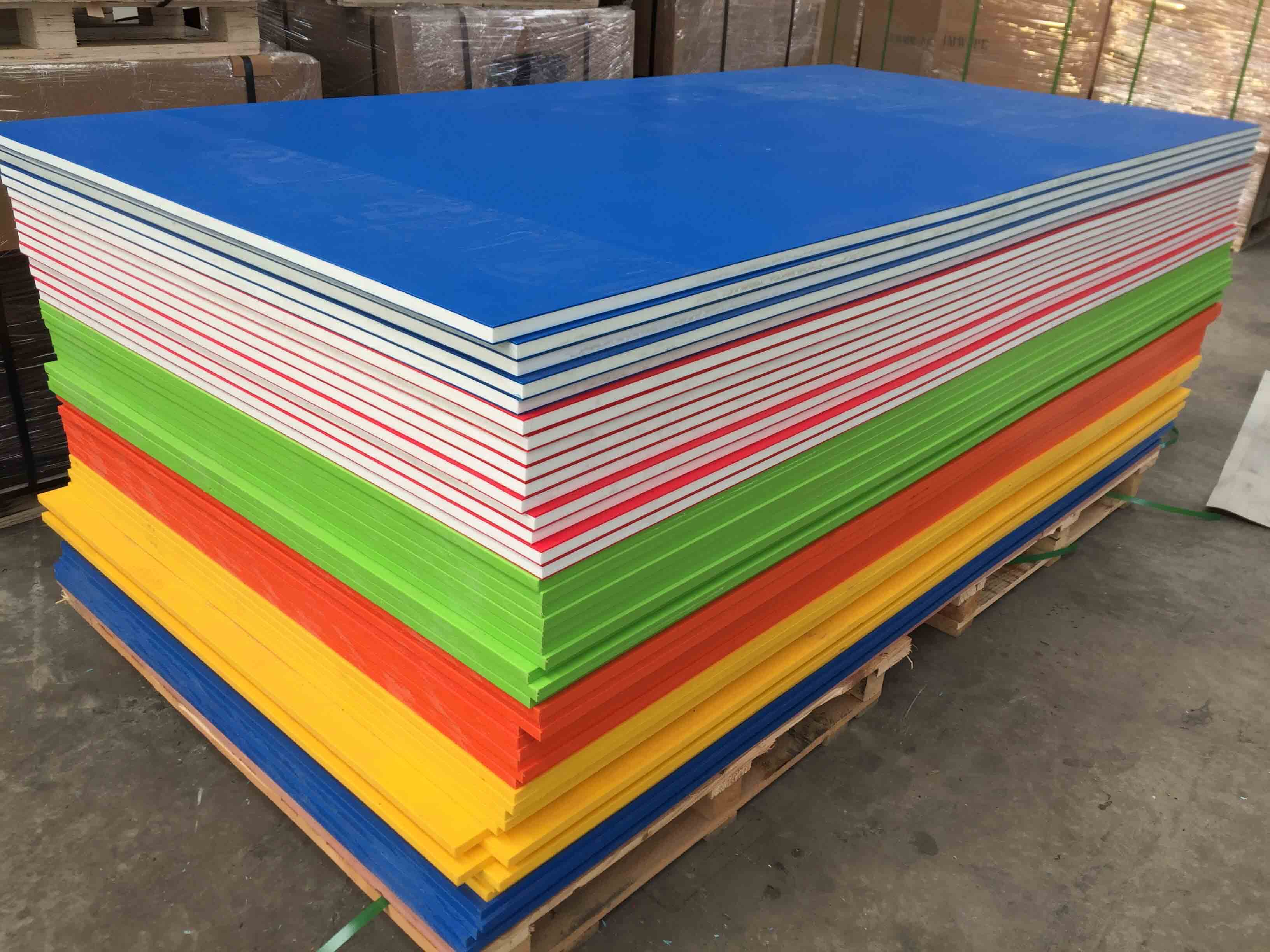 UV Resistant Textured ColorCore 3 Layers Sandwich HDPE Sheet Multi ...